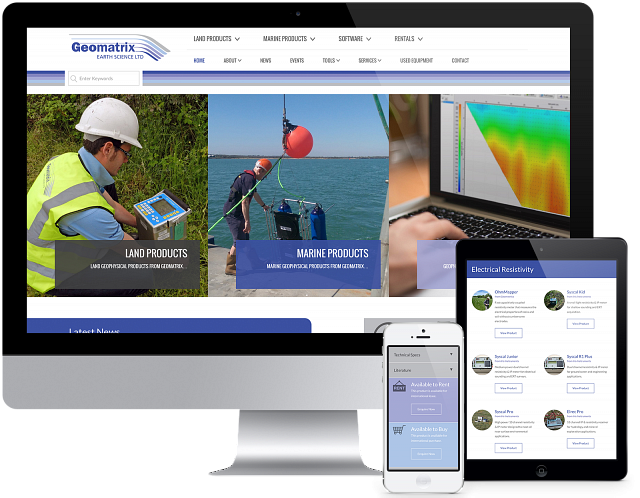 Geomatrix Earth Science Limited - Full bespoke responsive website ...